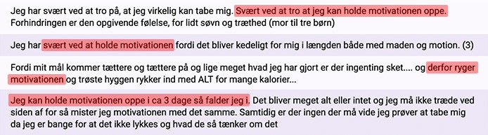 Motivation til vægttab - 4 simple trin der øjeblikkeligt booster din motivation